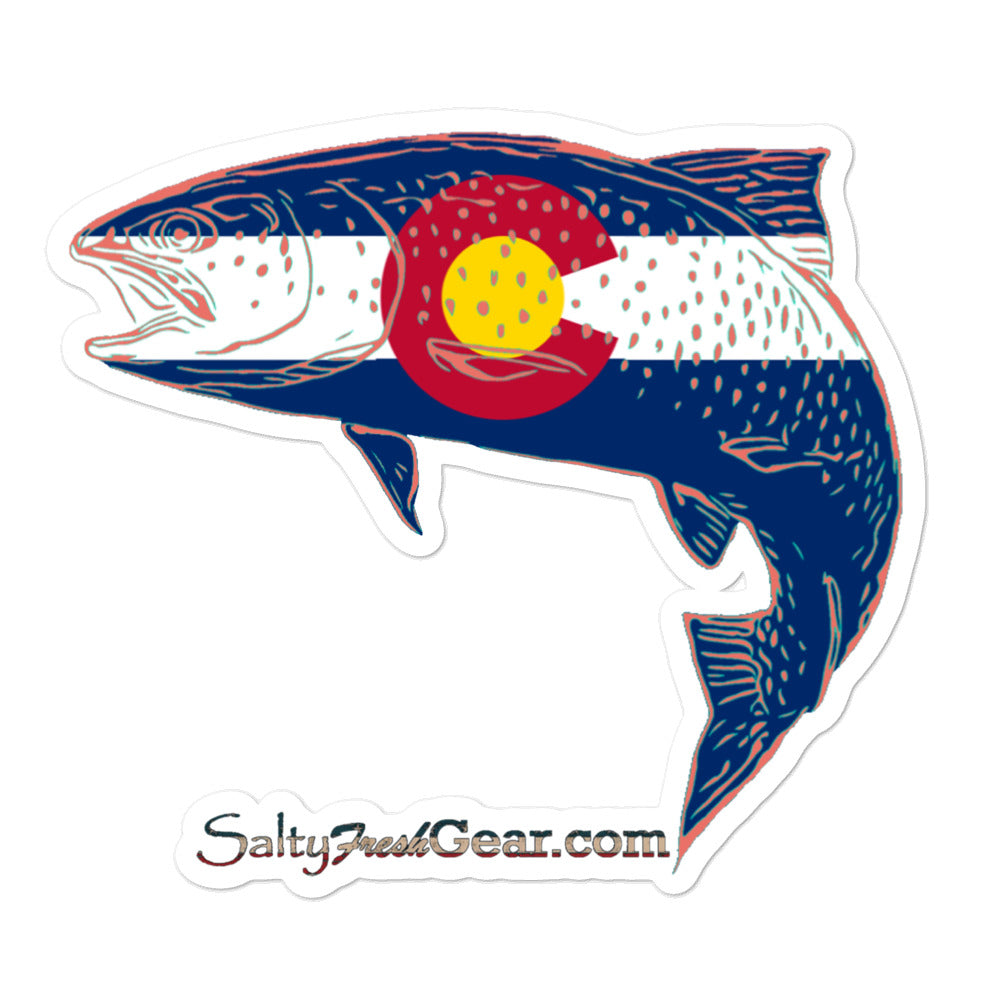 Colorado Trout Bubble-free stickers – SaltyFreshGear
